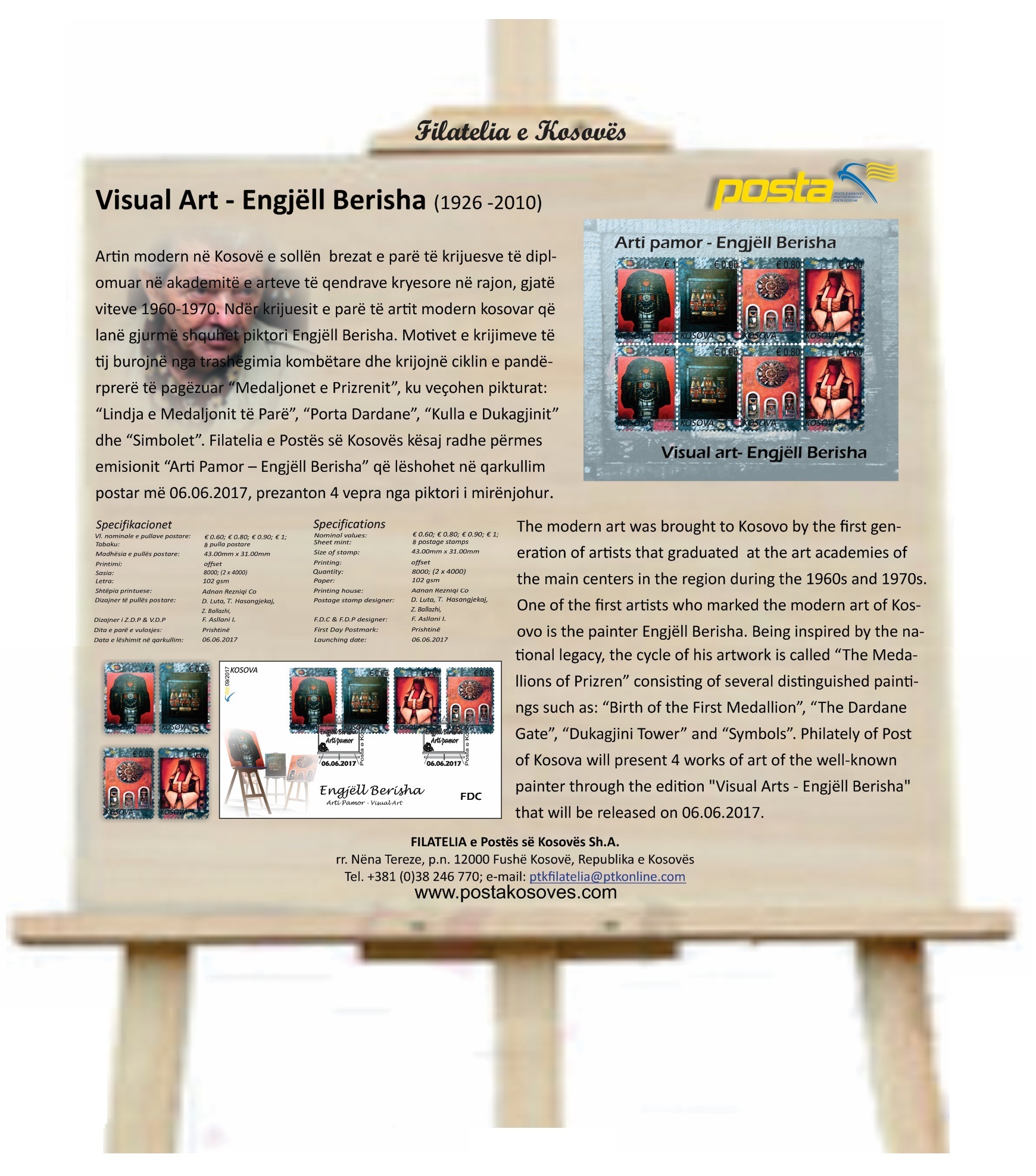 Arti Pamor – Engjëll Berisha – Visual art. 06.06.2017 - Posta e Kosovës